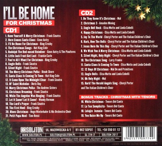 Ill Be Home For Christmas [CD], various artists | Muziek | bol