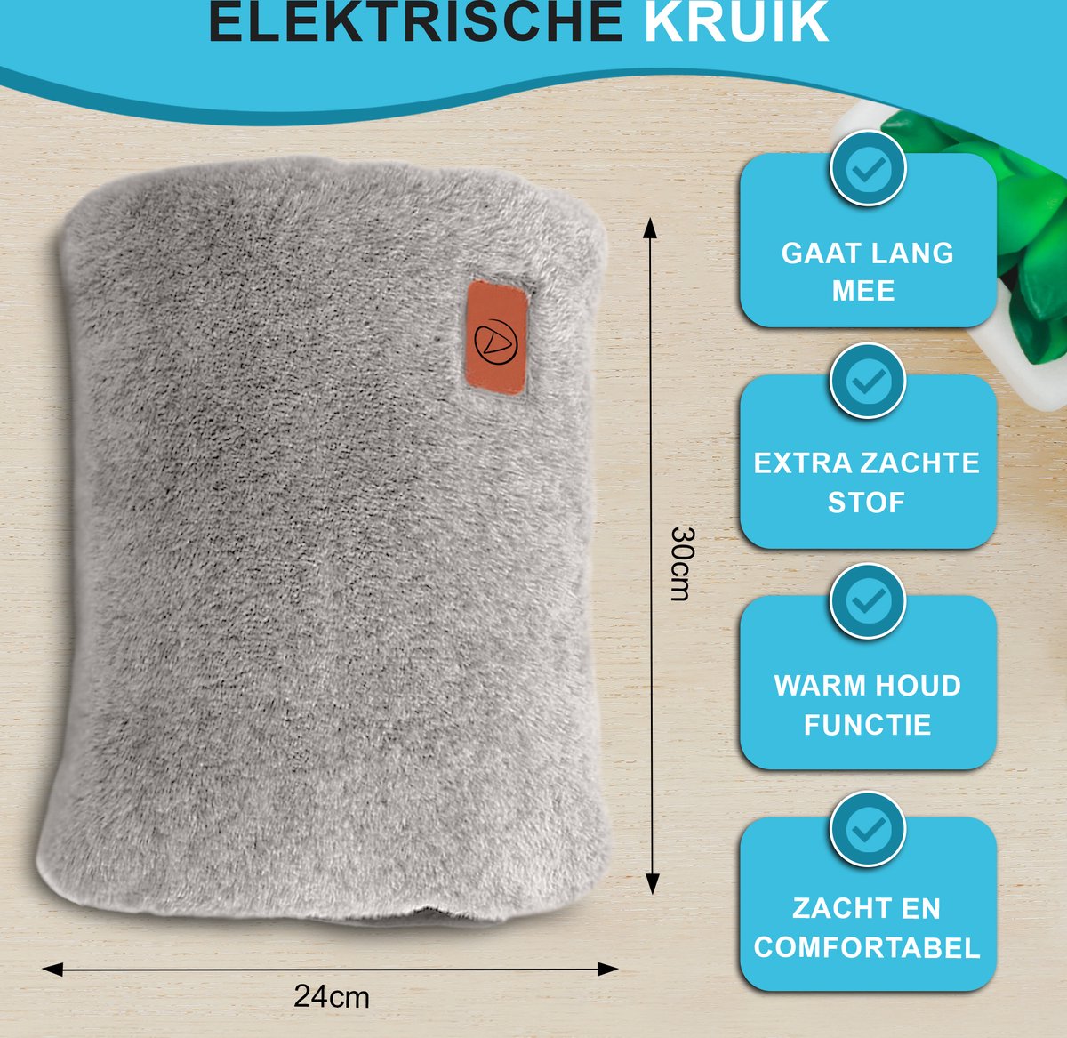 Arvona Electrische Kruik - Oplaadbare Kruik - Warmtekussen ...