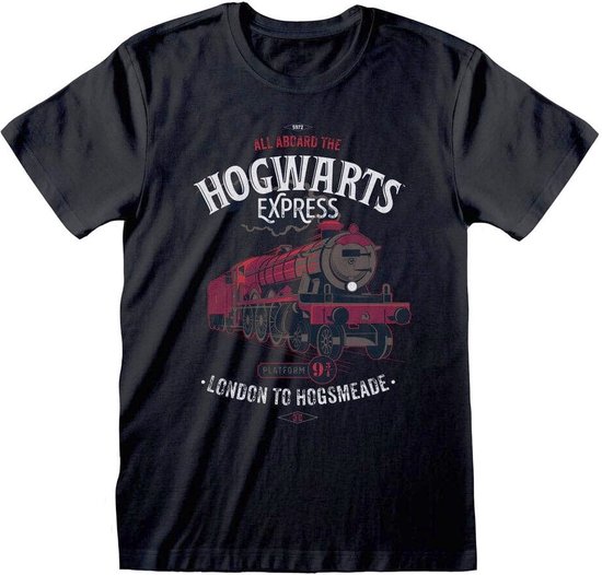 PCMerch Harry Potter - All Aboard The Hogwarts Express Heren Tshirt - L ...