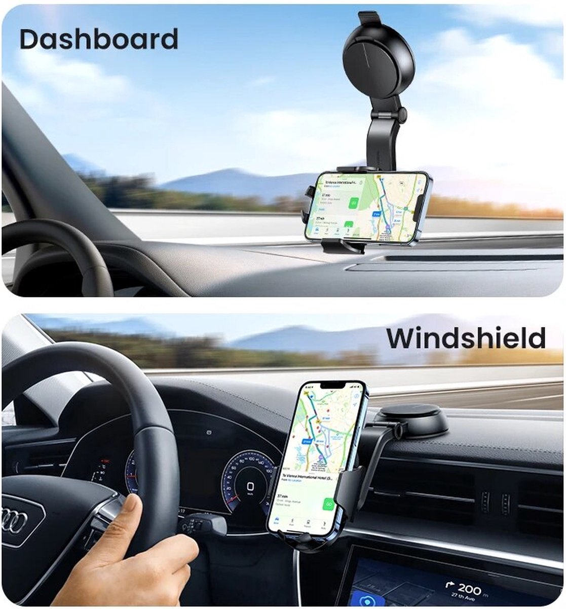 Dashboard Telefoonhouder - Auto Telefoonhouder Stand - Zwaartekracht ...