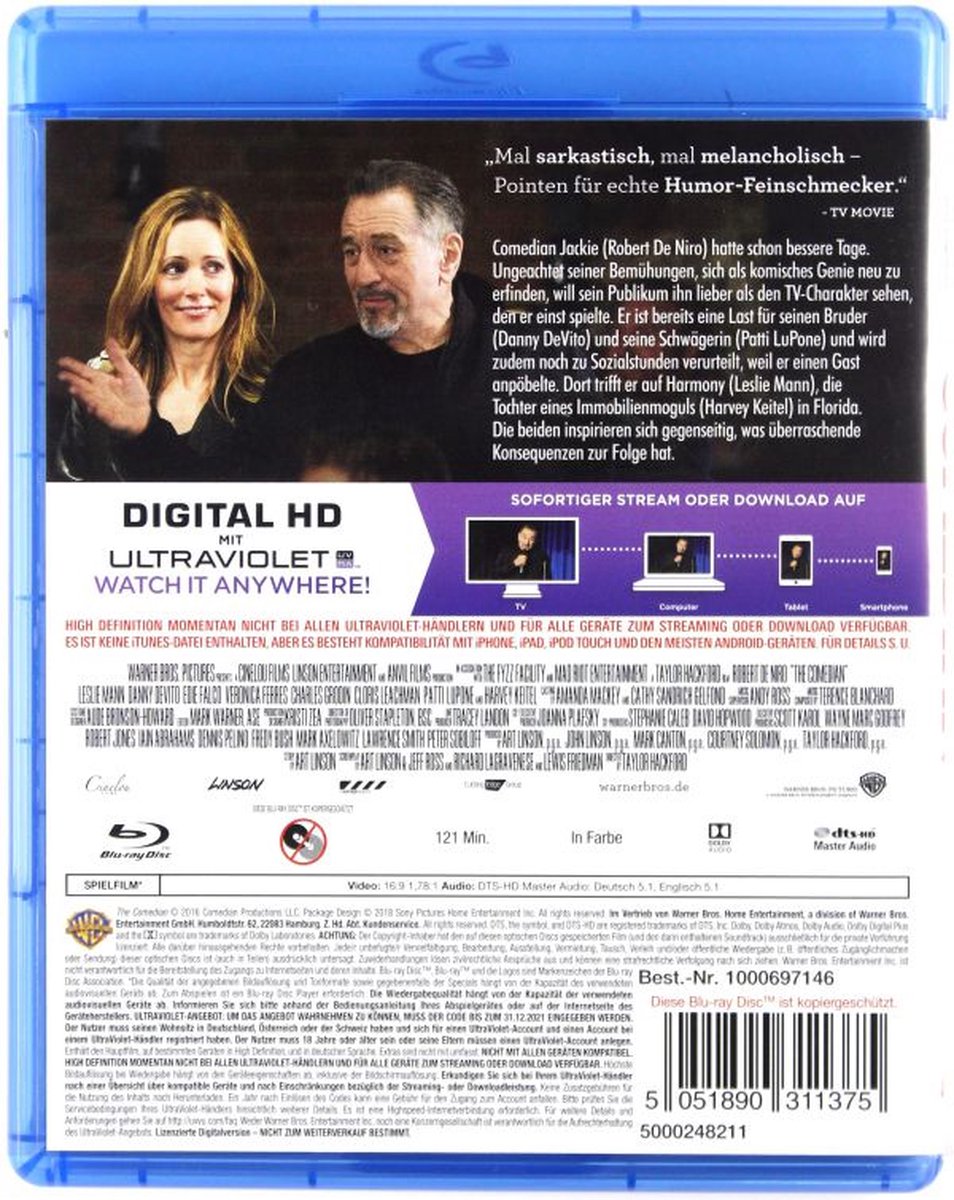The Comedian [Blu-Ray] (Blu-ray), Greer Barnes | DVD | bol