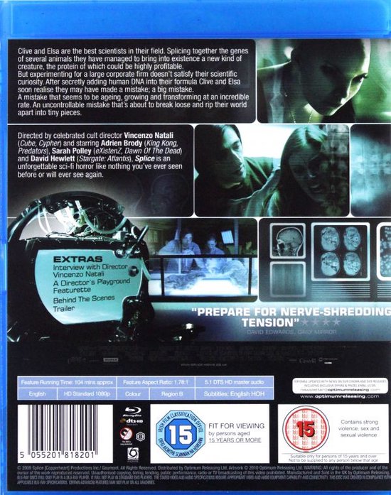Splice - Blu-Ray (Blu-ray), Delphine Chanéac | Dvd's | bol