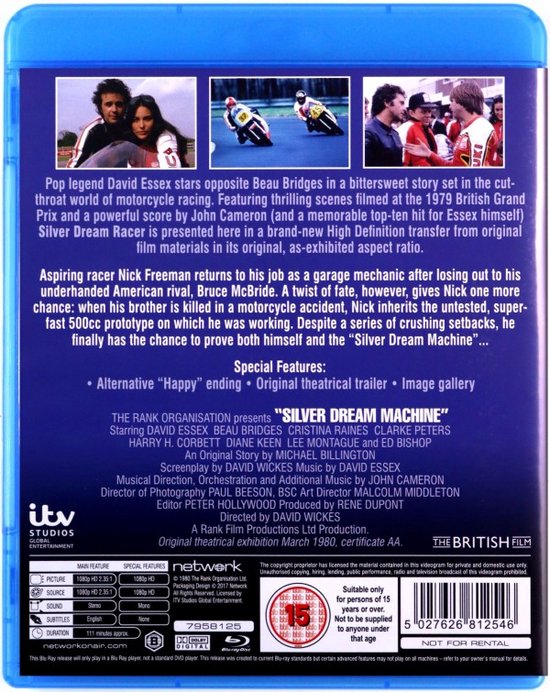 Silver Dream Racer (Blu-ray), Cristina Raines | Dvd's | bol