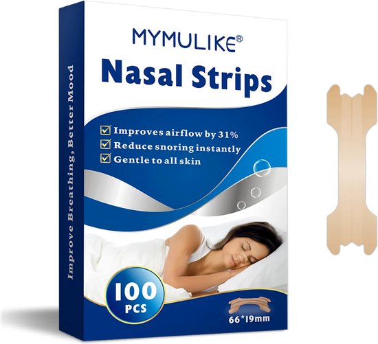 Neusstrips - Neuspleisters - 100 stuks - Anti snurk pleisters ...
