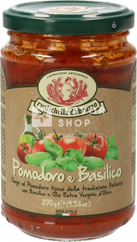 Tomaat/Basilicum pastasaus - 5 x 270 gram - Pastasaus Kant-en-Klaar | bol