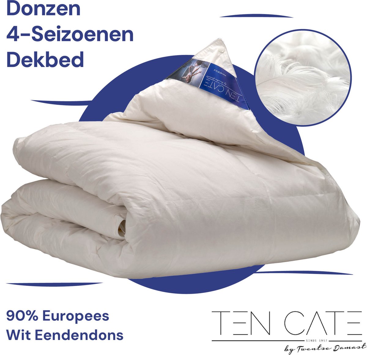 Ten Cate Dekbed - Dekbed 140 x 220 - Donsdeken - Dekbedden - Donzen ...