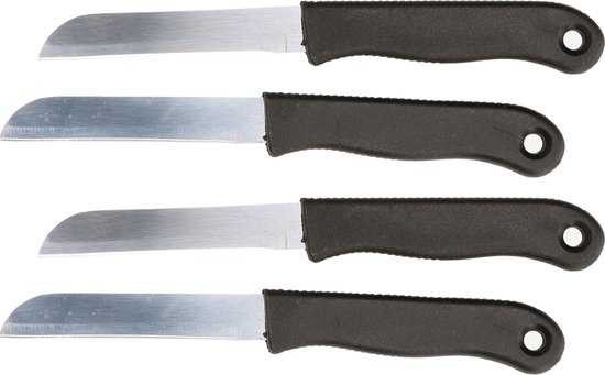 Svenska Living Keukenmesjes/aardappelschilmesjes - 4x stuks - kunststof ...
