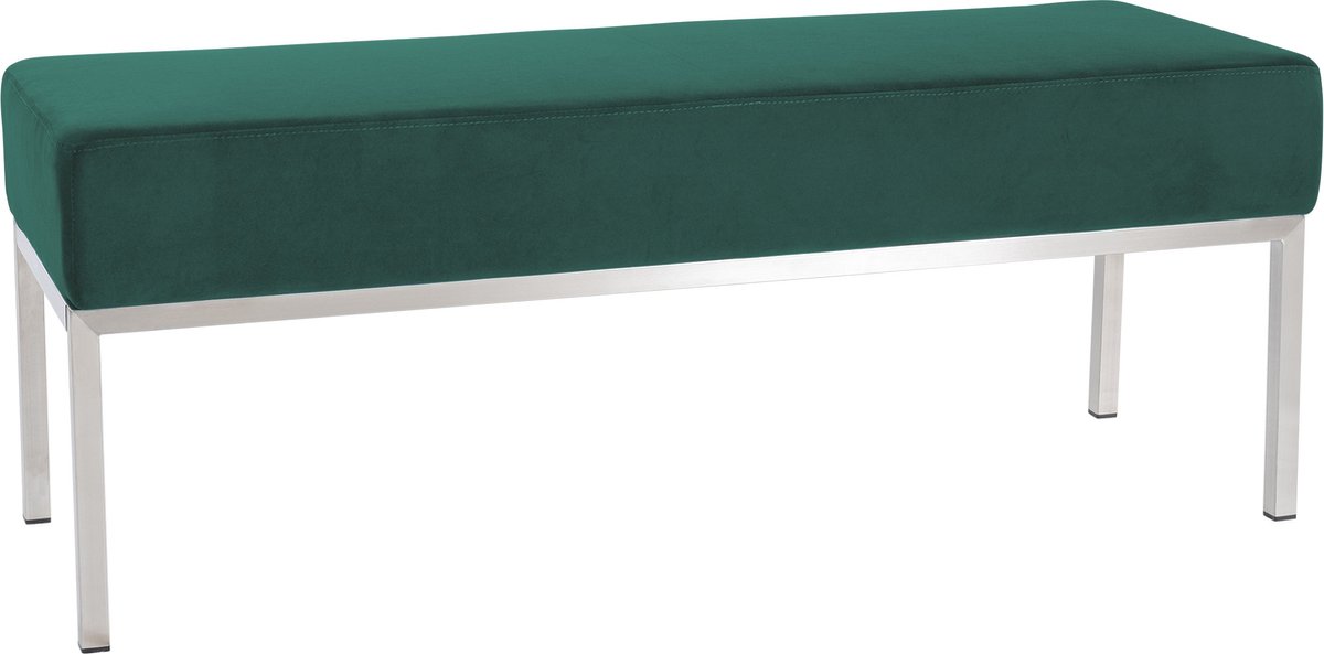 CLP Lamega Bankje - Zitbank - Binnen - Fluweel - Velvet - groen 3-zits ...