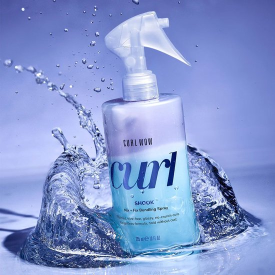 Color WoW - Curl WoW Mix + Fix Bundling Spray - 295ml | bol