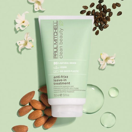 Paul Mitchell - Clean Beauty Anti-Frizz Leave-In Treatment - 150ml | bol