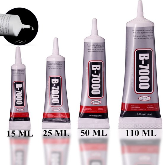 B7000 | Lijm | Glue | 15 ML | Transparante lijm | Transparent Glue | Smartphones |... | bol