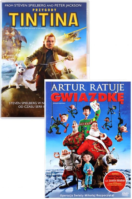 Artur Ratuje Gwiazdkę / Przygody Tintina [2DVD] (Dvd), Daniel Craig | Dvd's | bol