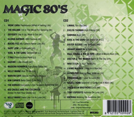 Magic 80'S, various artists | CD (album) | Muziek | bol