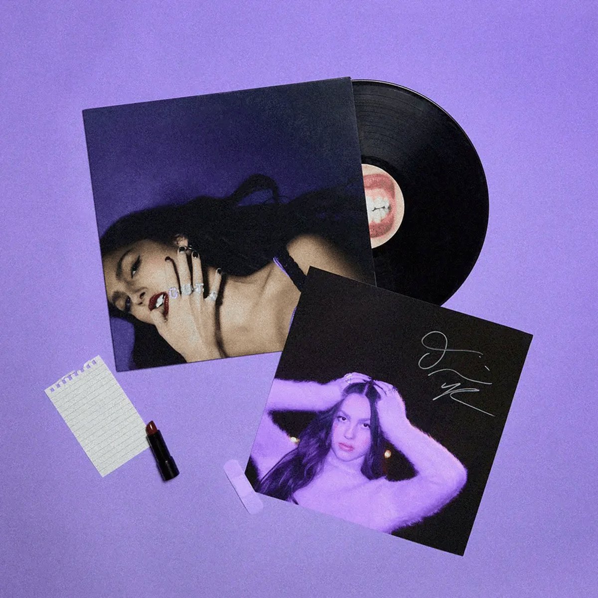 Olivia Rodrigo - Guts LP plus gesigneerde foto (op LP formaat), Olivia ...