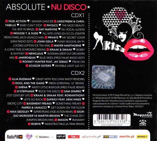 Absolute Nu Disco (digipack) [2CD], various artists | Muziek | bol