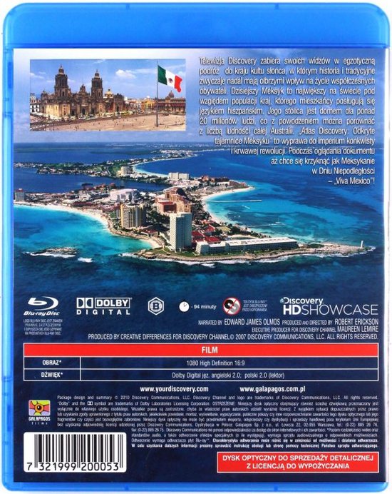 Mexico Revealed [Blu-Ray] (Blu-ray), Edward James Olmos | Dvd's | bol