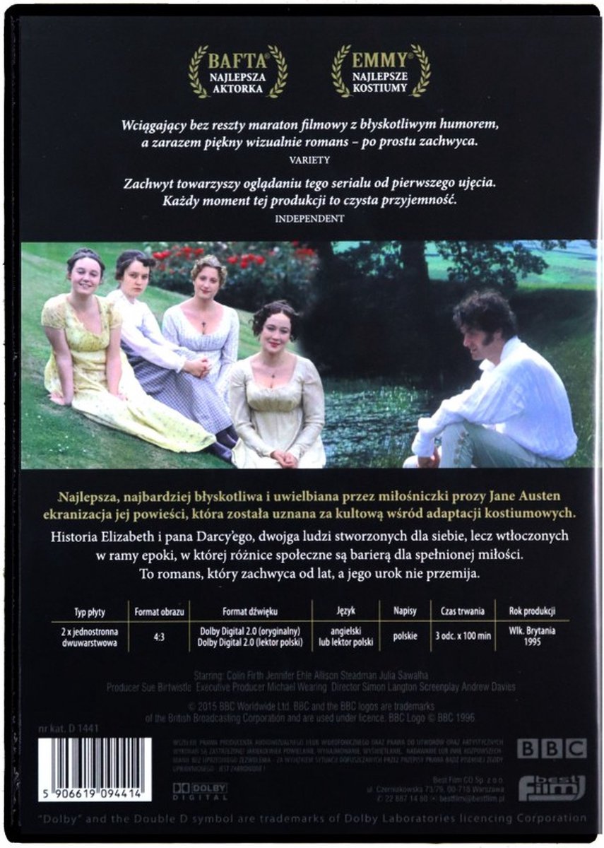 Pride and Prejudice (Dvd), Colin Firth | Dvd's | bol.com
