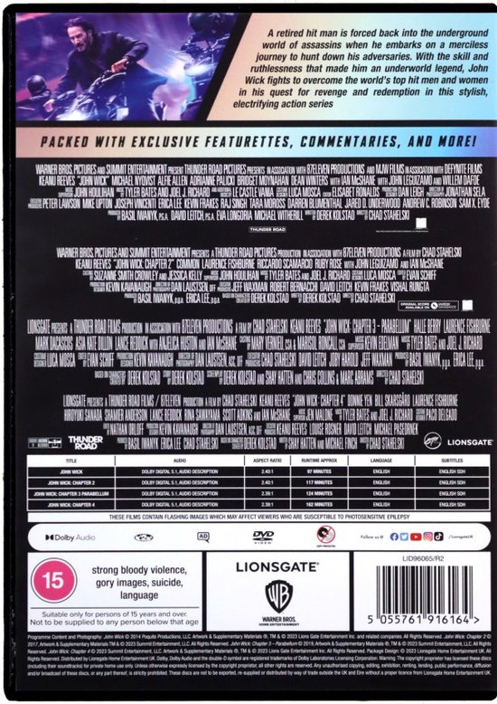 John Wick: Chapter 4 [DVD] (Dvd), Keanu Reeves | Dvd's | bol