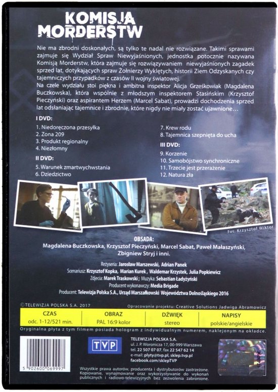 Komisja morderstw [3DVD] (Dvd), Michalina Olszanska | Dvd's | bol