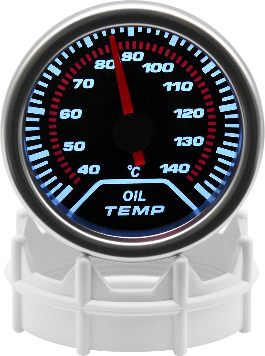 52mm Motor Water Temperatuurmeter - 40-140°C, 12V - Thermometer met ...