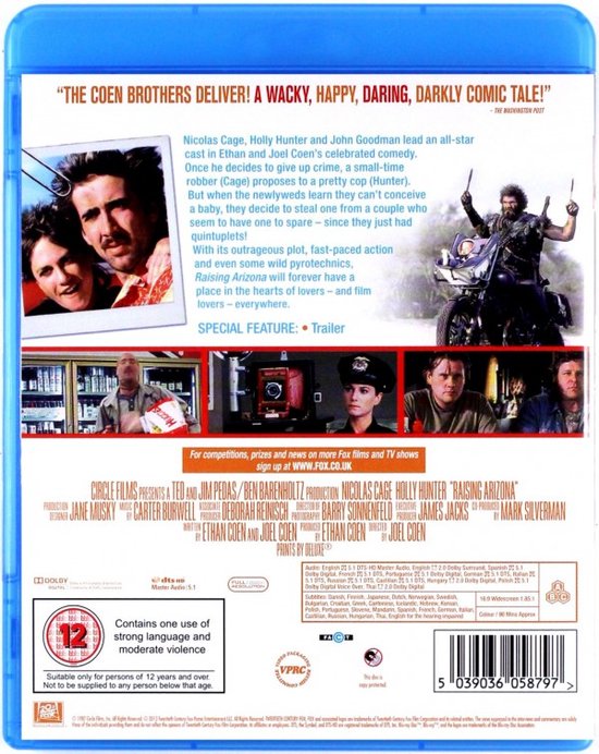 Raising Arizona (Blu-ray), Holly Hunter | Dvd's | bol