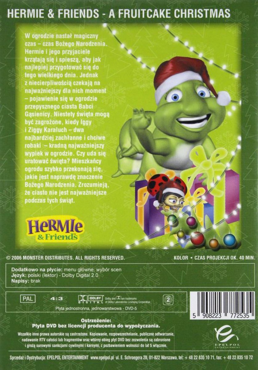 Hermie I Przyjaciele: Świąteczne Ciasto [DVD] (Dvd), Josine Comellas ...