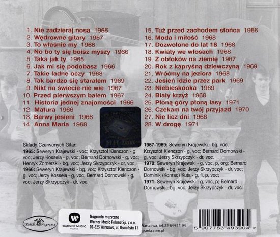 Czerwone Gitary: Największe przeboje vol.1 [CD], Czerwone Gitary | Muziek | bol