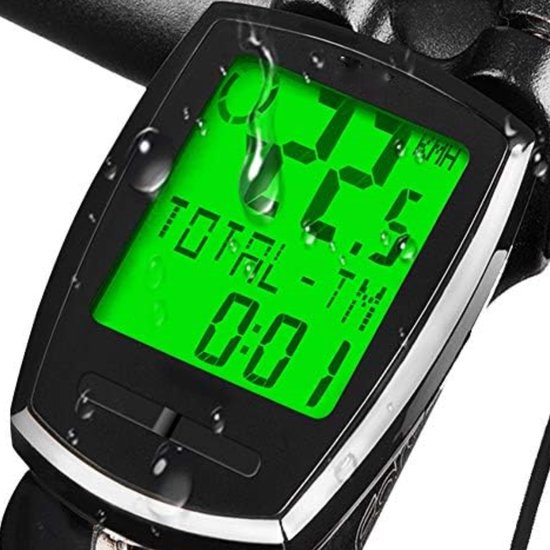Kilometerteller Fiets - Fietscomputer Draadloos - Snelheidsmeter Fiets ...