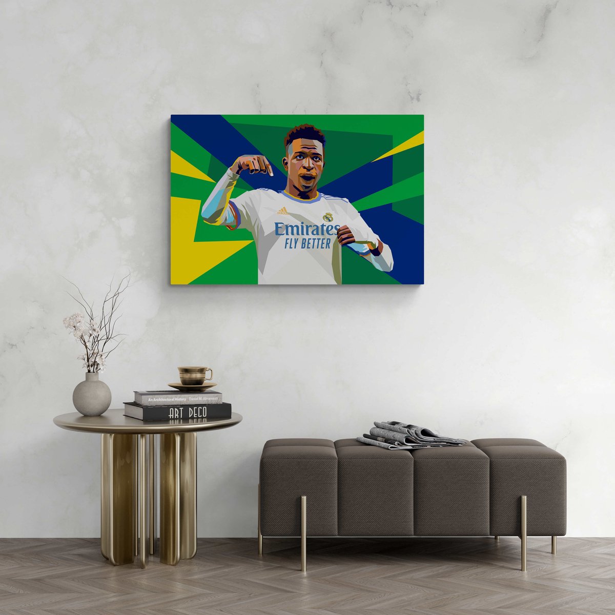 Vini jr poster | Vinicius Junior Pop Poster | Braziliaans Voetbalposter ...