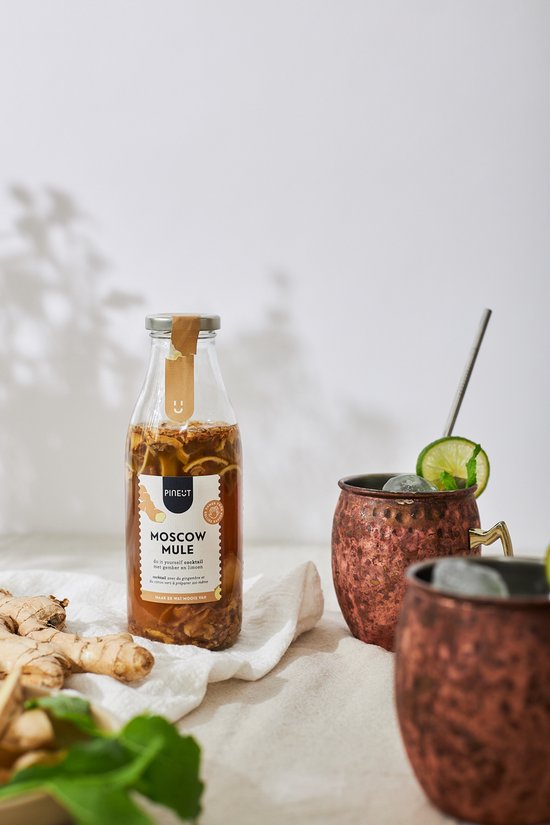 Pineut ® Moscow Mule Cocktail – Gember, Limoen & Wodka – Cocktail Set ...