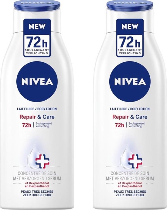 NIVEA Body Lotion - Repair & Care - 2 x 400 ml | bol
