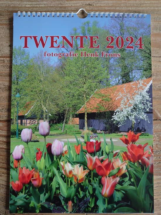 Maandkalender / natuur kalender "Twente 2024” met landschap foto's (o.a. kastelen,... | bol