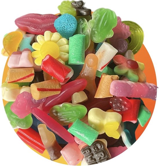 Snoeppot - Het zit d'rop - Candy Bucket - Gevuld met Snoep en Drop | bol