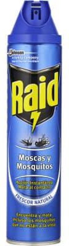 Insecticide Raid Vliegen Muggen Fris (600 ml) | bol