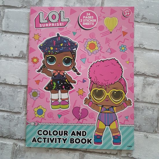 LOL Surprise! Colour and activity book, doe boek, vakantie boek, 24 ...