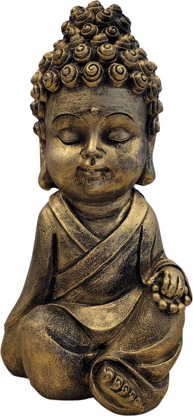LBM urn boeddha ''baby'' - 1 liter - goud | bol