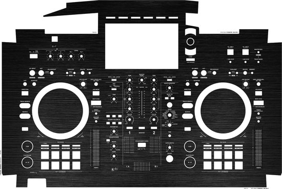 dj-skins Pioneer DJ - XDJ-RX3 Skin - Brushed Black - DJ-skin | bol.com