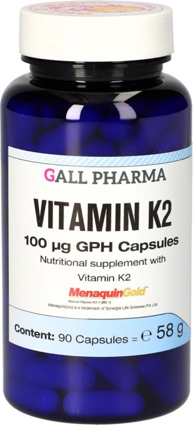 VITAMIN K2 100 ΜG GPH (90 CAPSULES) - GALL PHARMA GMBH | bol
