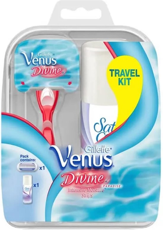 Gillette Venus Divine Paradise Scheersysteem 1+1 & Satin Care Floral ...