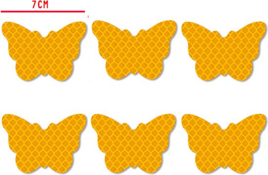 Vlinder Auto Reflecterende Sticker - reflecterende sticker - reflectie ...