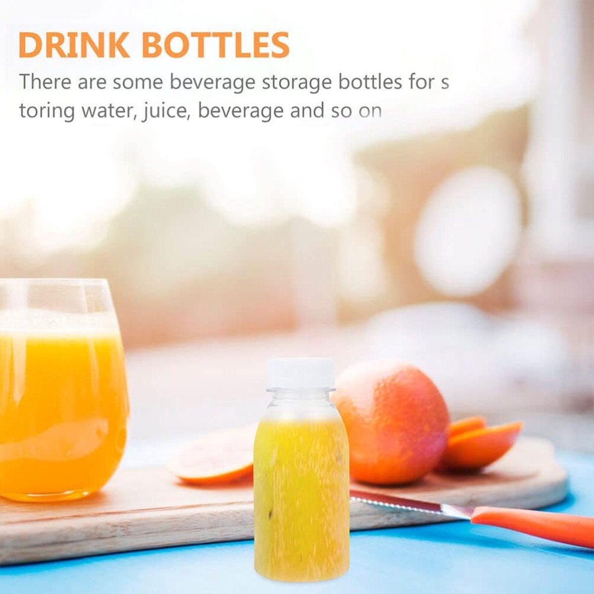 Lege melkflessen, plastic waterflessen: 15 stuks sapflessen, kunststof ...