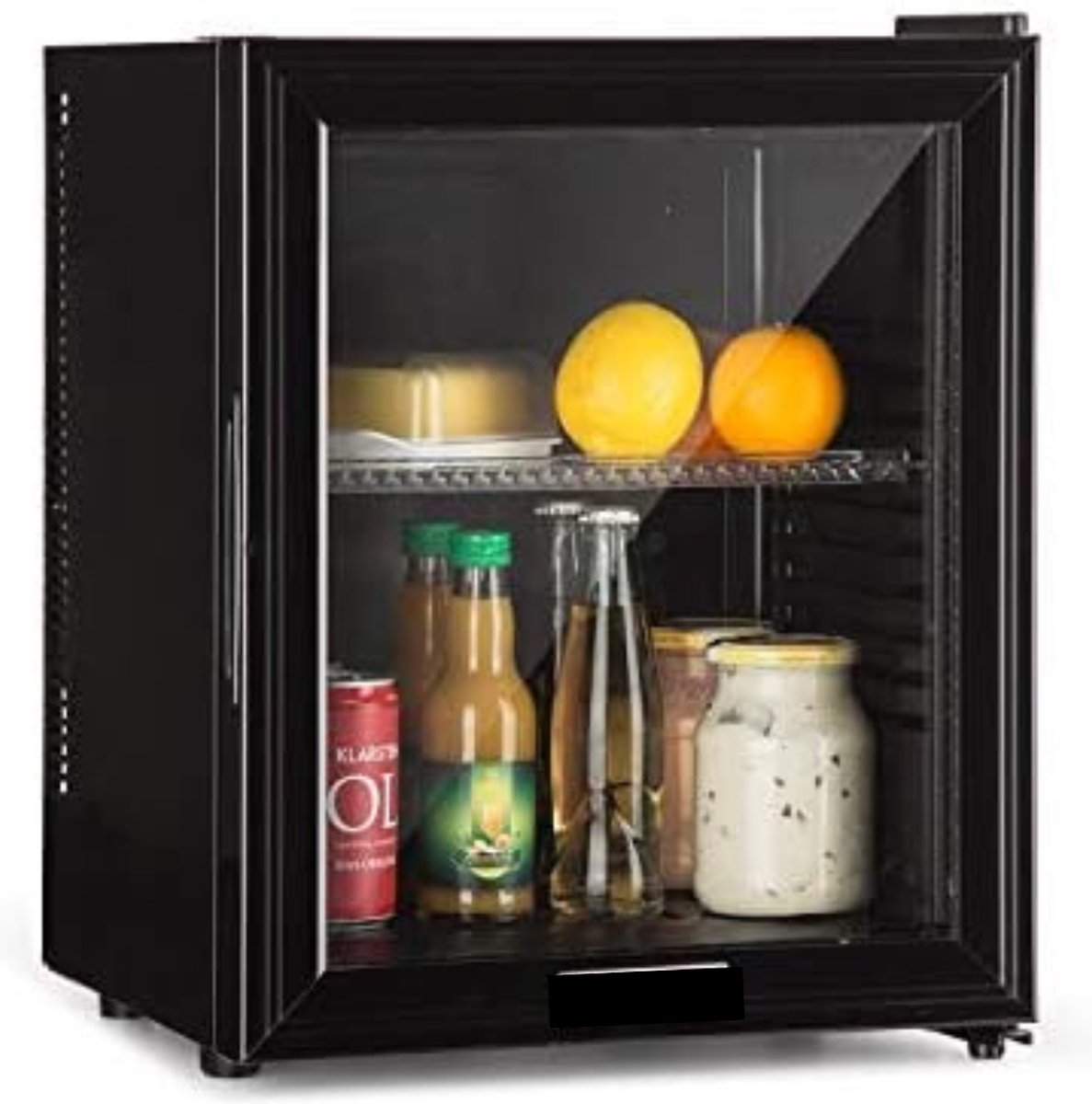 Gratyfied-Minibar koelkast-Mini koelkast glazen deur-Minikoelkast met vriesvak | bol.com