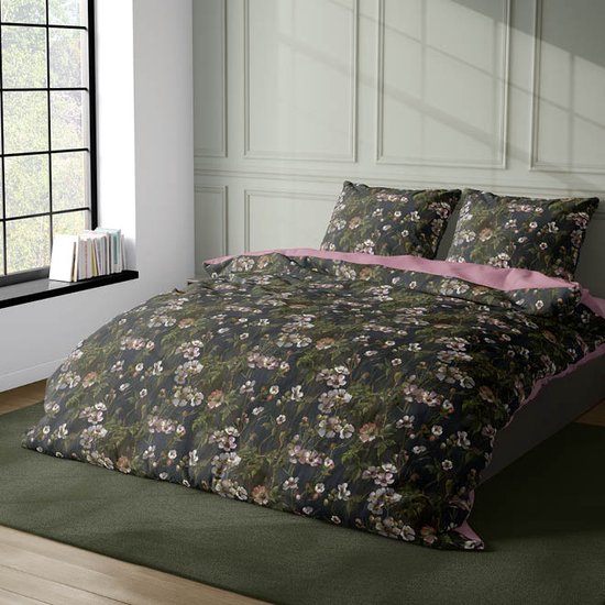 Luxe katoen/satijn dekbedovertrek Lauren - 260/270x200/220 (extra breed ...