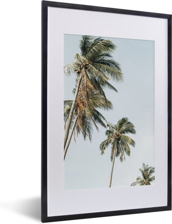 Fotolijst incl. Poster - Palmen - Zomer - Tropisch - 40x60 cm ...