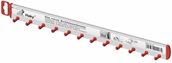 Haky Sleutellijst 12 Haken Rood | bol