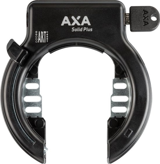 Ringslot AXA Solid Plus ART2 met insteekketting 140cm en bevestiging set Flexmount | bol.com