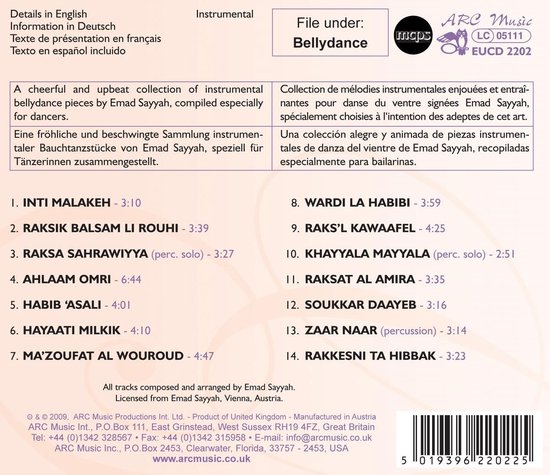 Emad Sayyah - Lebanese Bellydance - Best Of Emad Sayyah (CD), Emad ...