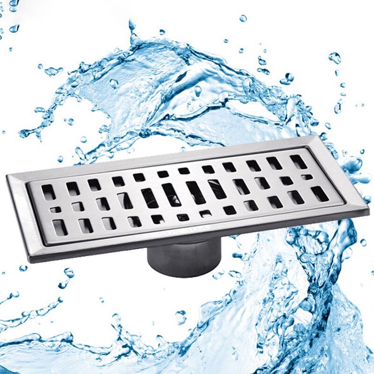 WiseGoods Premium Badkamer Afvoerput - RVS - Design - Afvoer - Douche ...
