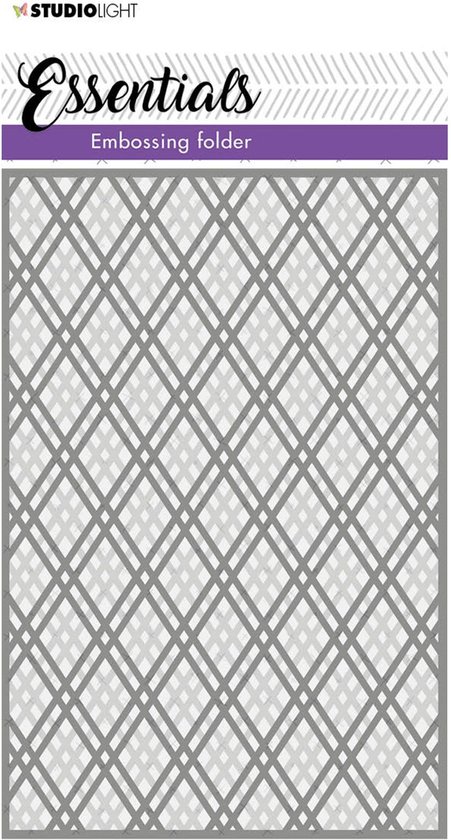 Studio Light 3D Embossing Folder - Essentials - Double diamond dots ...