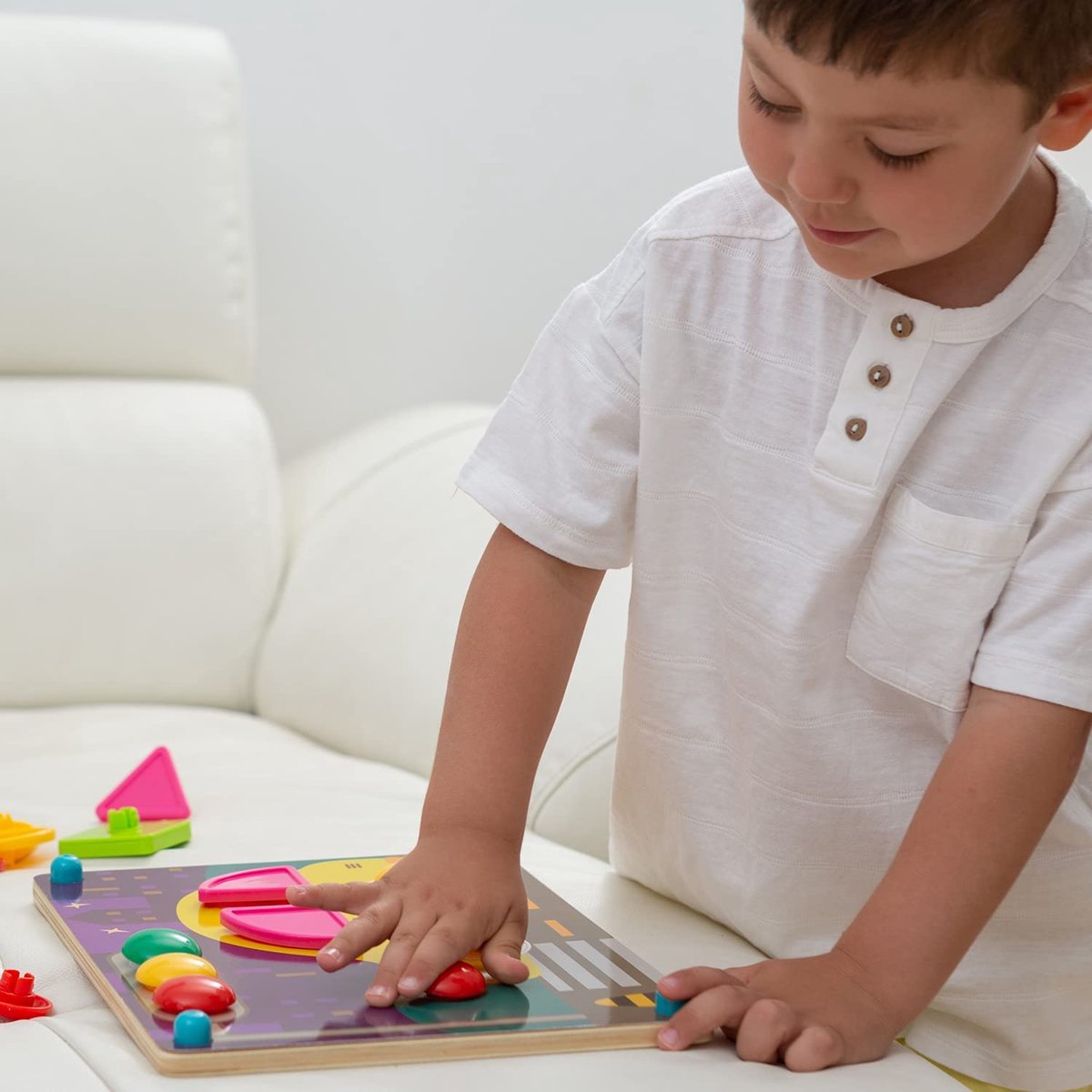 Houten Kinderpuzzel 8 in 1 - Educatief Speelgoed voor Jongens Meisjes 2 ...